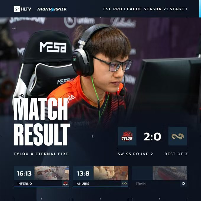 EPL S21入围赛：黄河咆哮，战舰轰鸣！TYLOO横扫EF爆冷继续