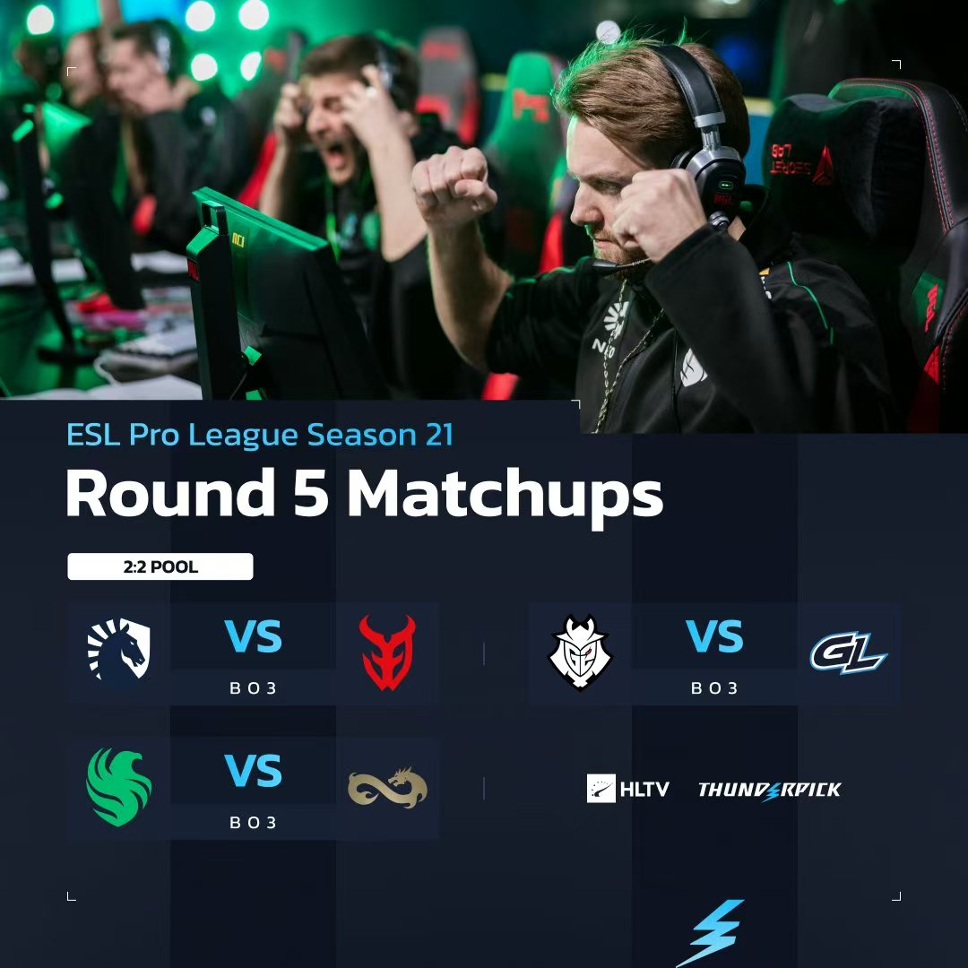 EPL S21今日赛程：G2对阵GL，Falcons大战Eternal Fire