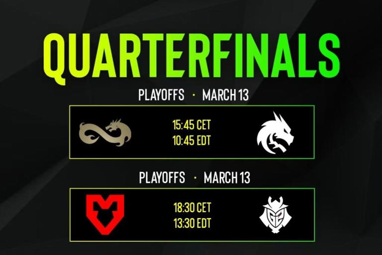 EPL S21淘汰赛今日赛程：EF vs Spirit、MOUZ vs G2