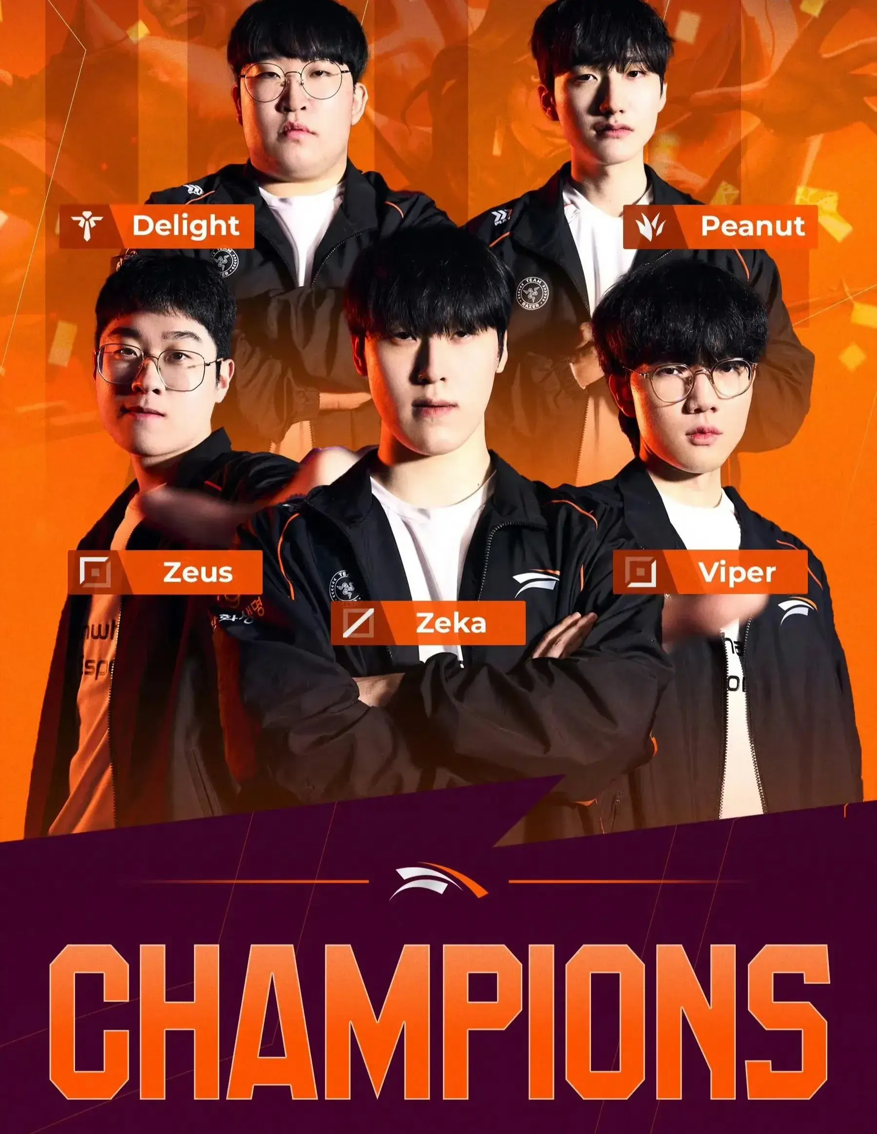 恭喜HLE ! HLE 3-1 KC，斩获先锋赛冠军！Zeka和Zeus游龙，Canna狂送