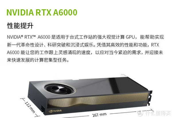 丽台 NVIDIA RTX A6000 48G DDR6 AI显卡 RTX A6000 48G
