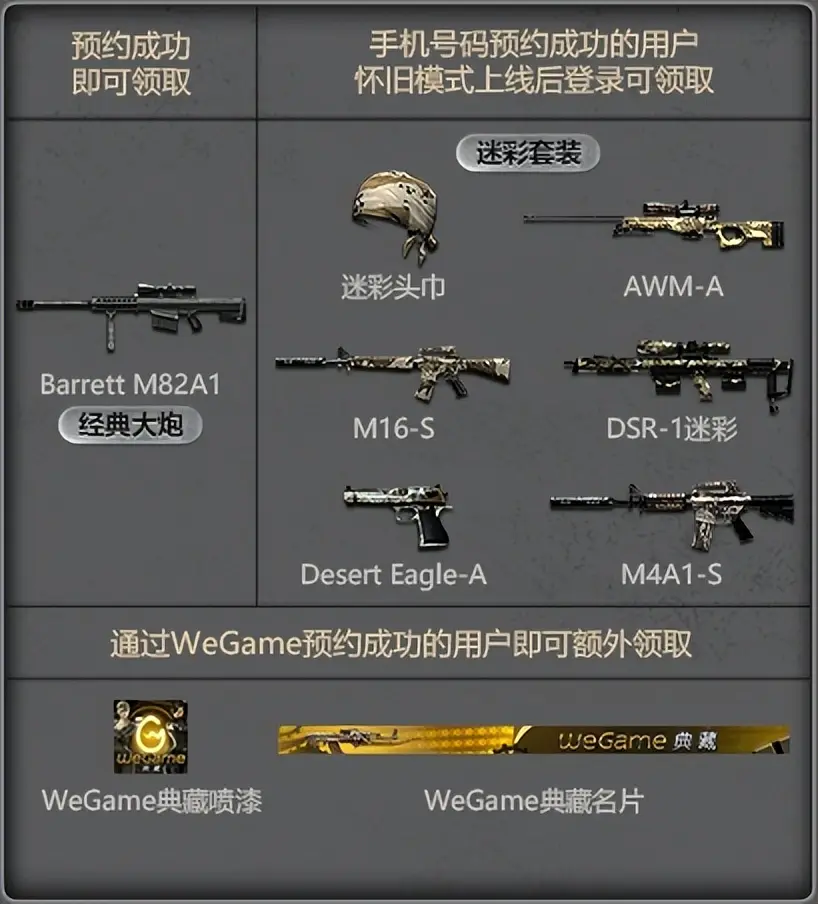 CF怀旧模式4月21日上线WeGame！快来预约领典藏喷漆&名片