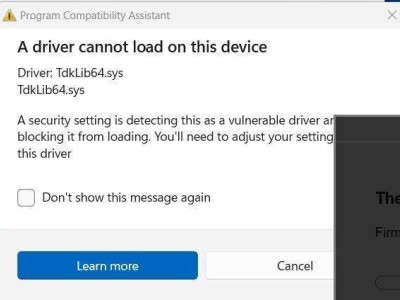 微软安全更新致联想ThinkPad固件升级遇阻
