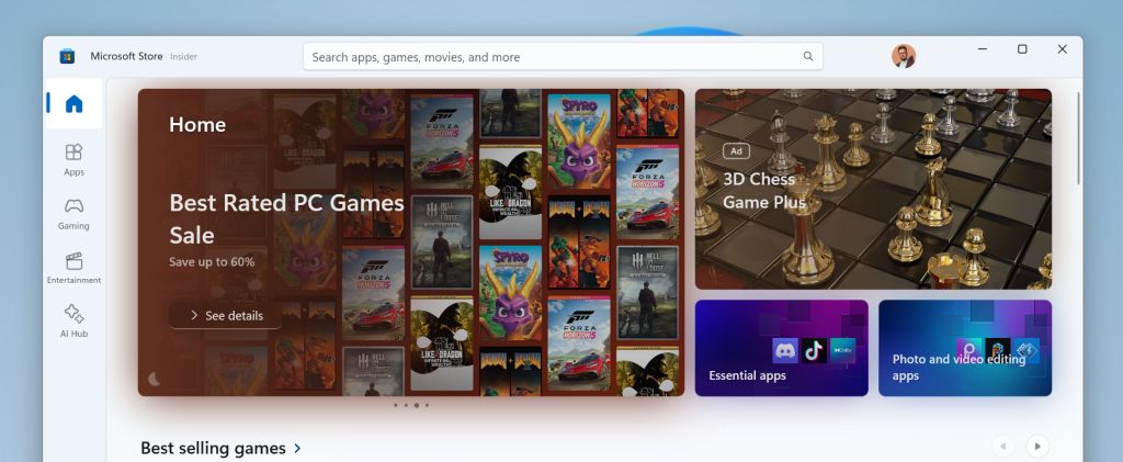 微软更新 Win11 应用商店：升级 Spotlight 设计、优化下载页面
