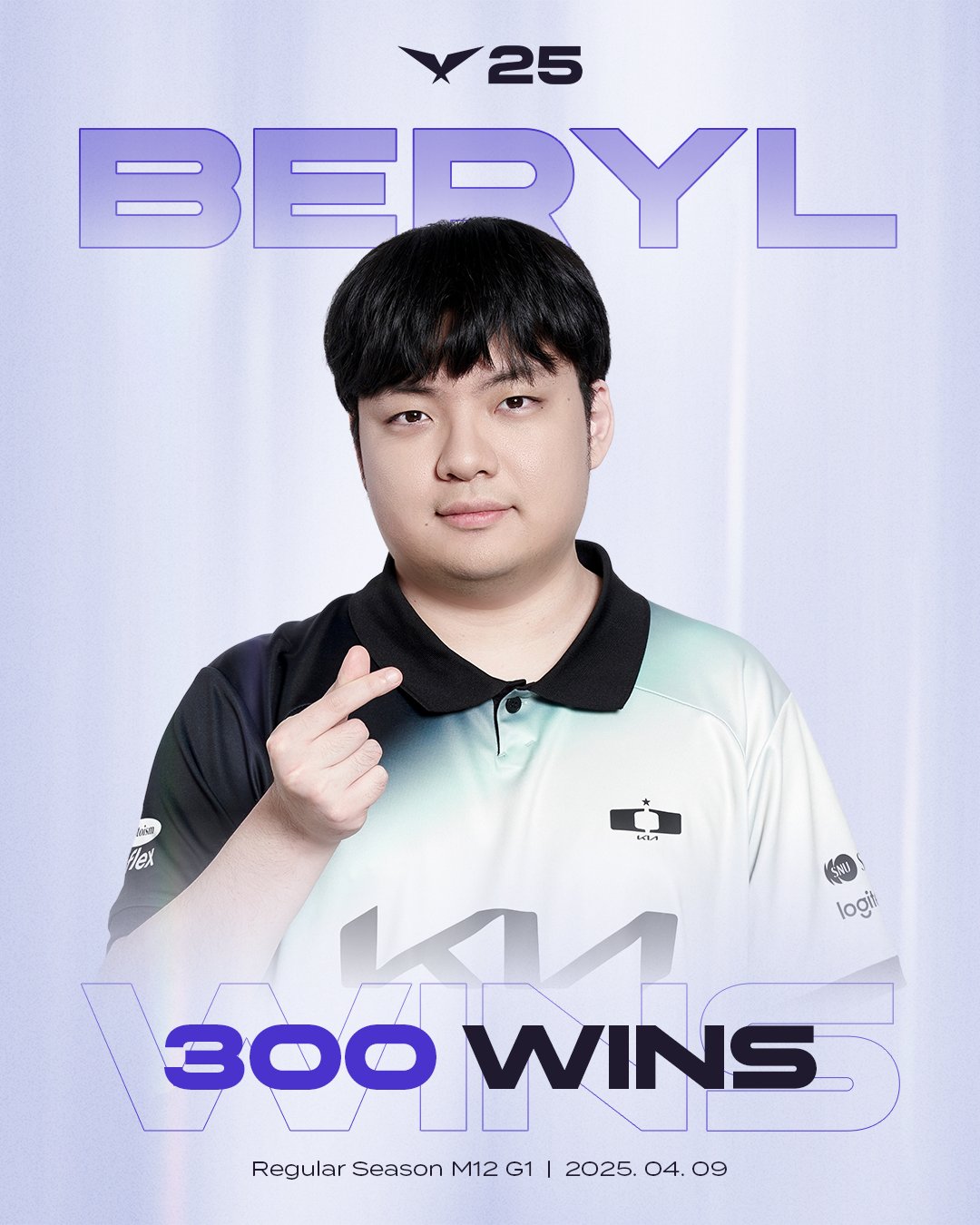 LCK：恭喜DK.BeryL成为第18位获得LCK300胜的选手