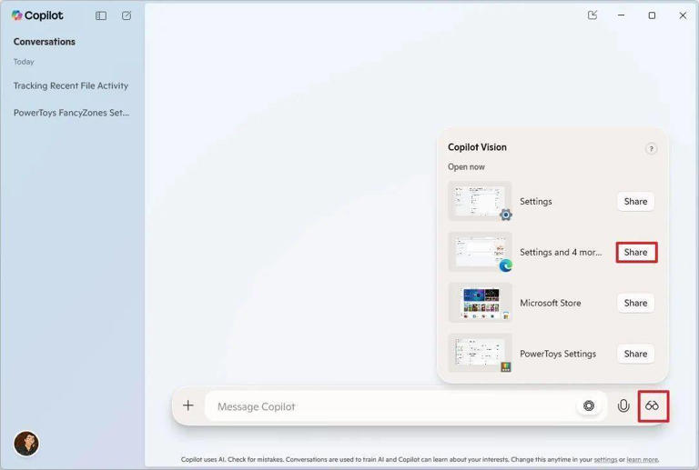 Win11新技能：Copilot AI助你高效搜索文件，轻松分享屏幕