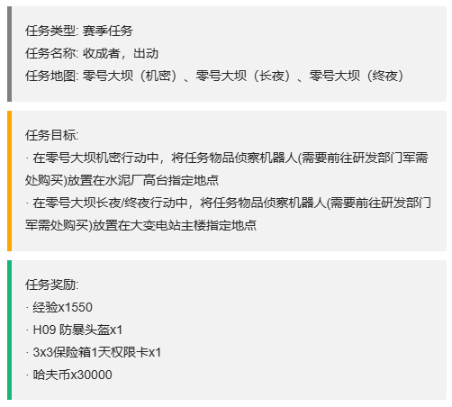 三角洲行动s43x3任务汇总 S4赛季最新3x3任务一览