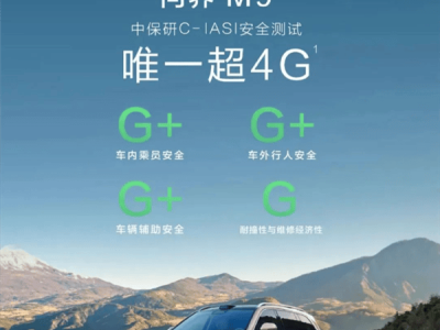 问界M9创纪录！中保研C-IASI测试获最高等级安全认证