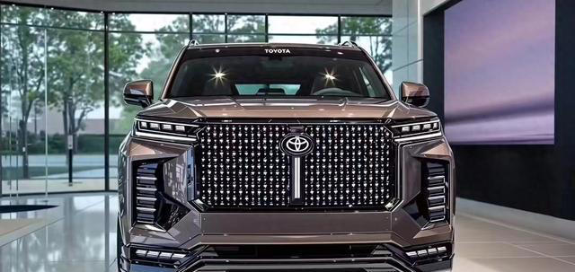 丰田全新中大型SUV曝光 比肩汉兰达加长版 搭载2.4T混动