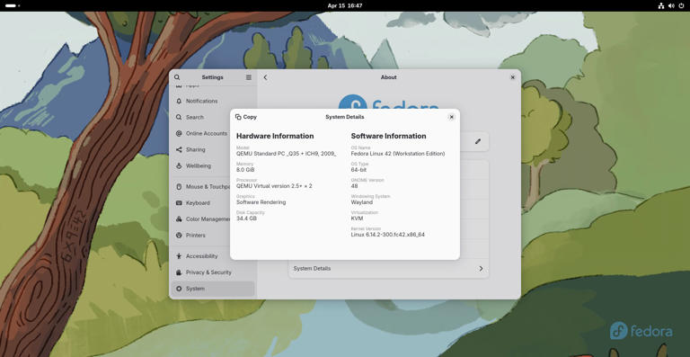 Fedora Linux 42 稳定版发布：Linux 6.14 内核、GNOME 48 桌面
