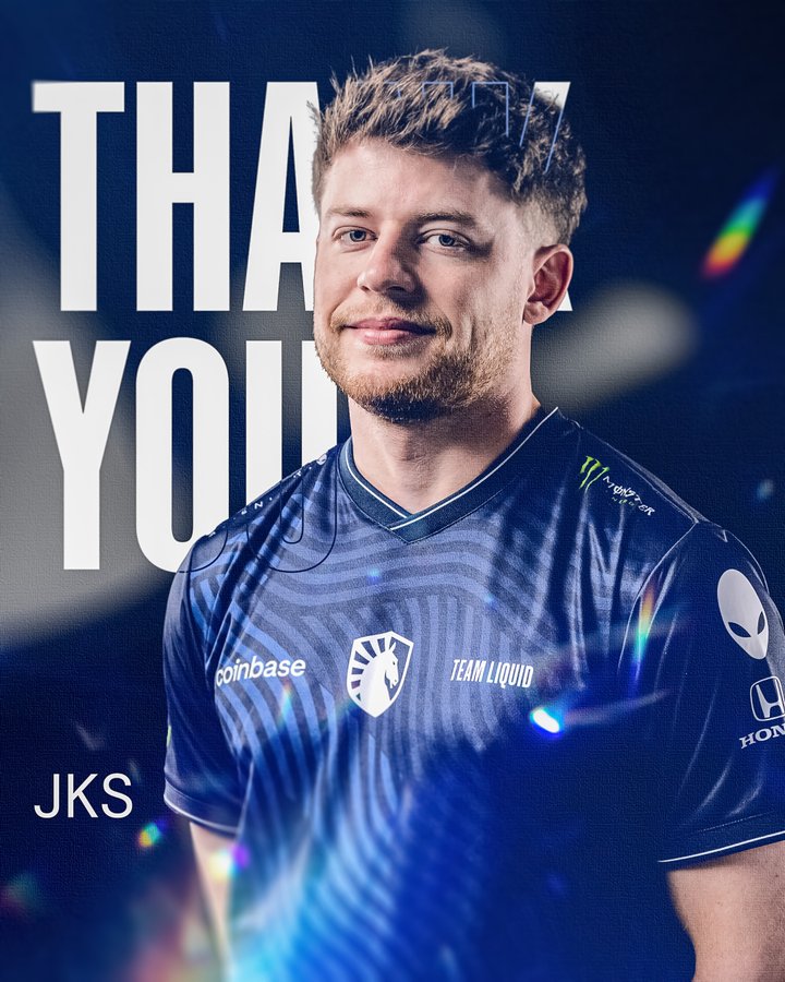 Liquid官方：JKS已从首发名单移除