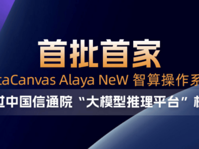 九章云极DataCanvas：Alaya NeW智算操作系统引领大模型推理平台新标准