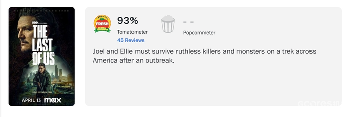 剧集《最后生还者 第二季》现已开分，Metacritic均分82分