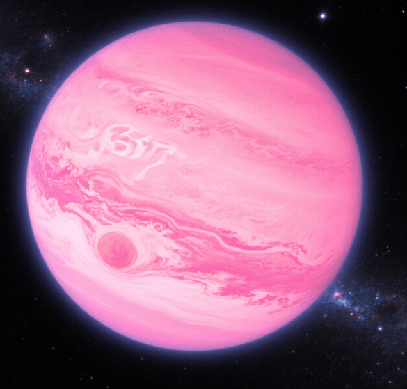 粉色系外行星GJ 504b：237℃高温下的宇宙奇景，等待揭秘