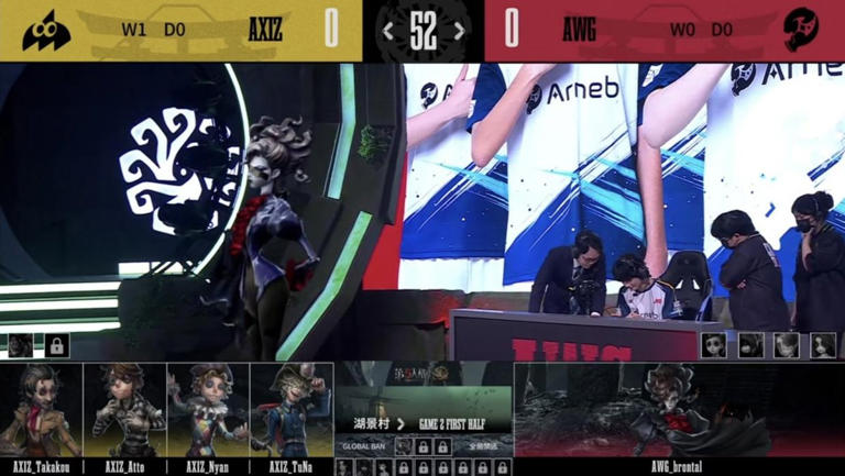 第五人格COA8：AXIZ_Kakiri两局四抓，助队豪取三连胜！