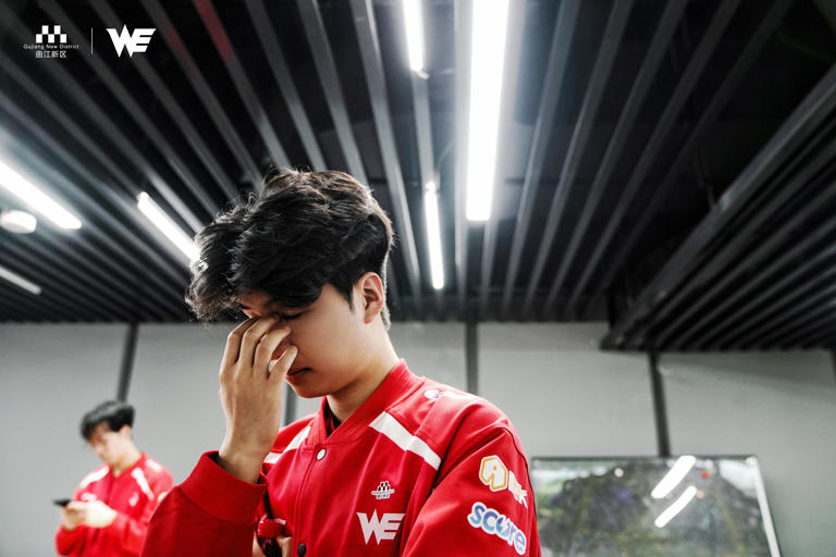 不敌BLG，赛后WE官方发布返图：遗憾落败，再努力！