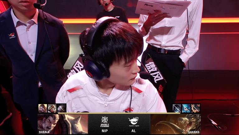 NIP solo AL：战士对决战至缩圈，Shanji诺手对拼险胜