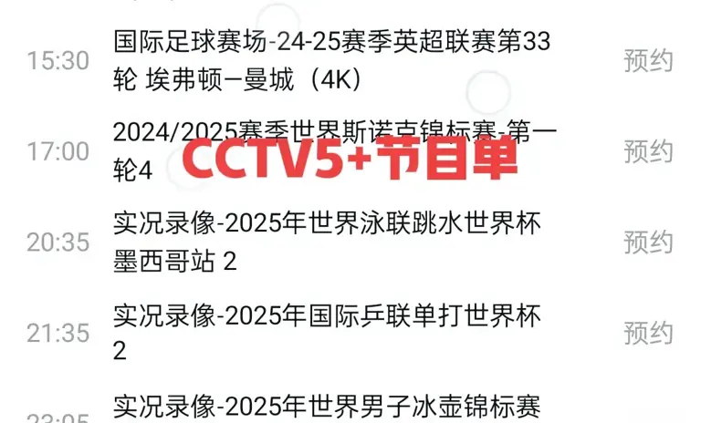 4月22日晚间中央五套转播表:CCTV5 CCTV5+节目单 附多哈世乒赛赛程