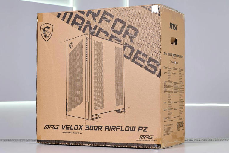 纯白刀锋，装机新宠！微星MPG VELOX 300R AIRFLOW PZ机箱深度评测