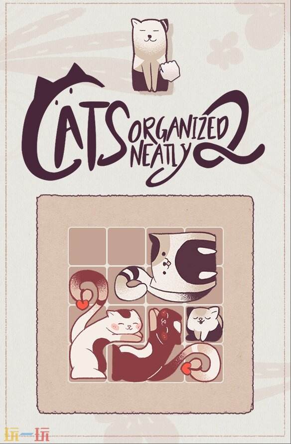 休闲益智《Cats Organized Neatly 2》现已上线Steam页面
