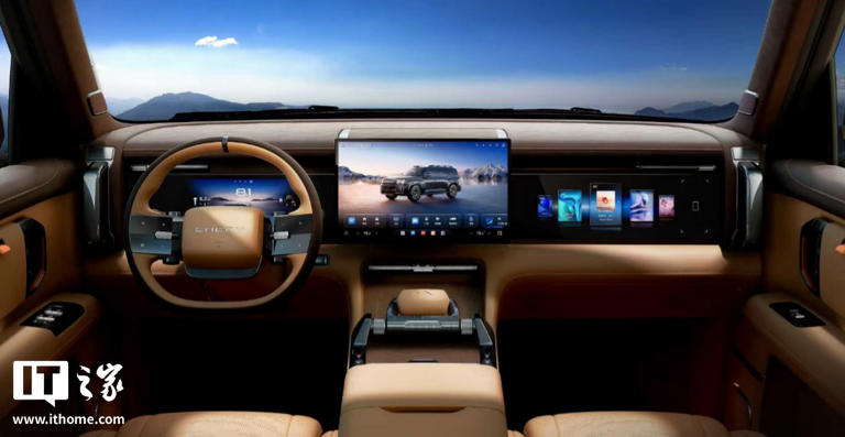 奇瑞瑞虎 9L 旗舰 SUV 亮相：三电机四驱动力，首发 3nm 芯片平台