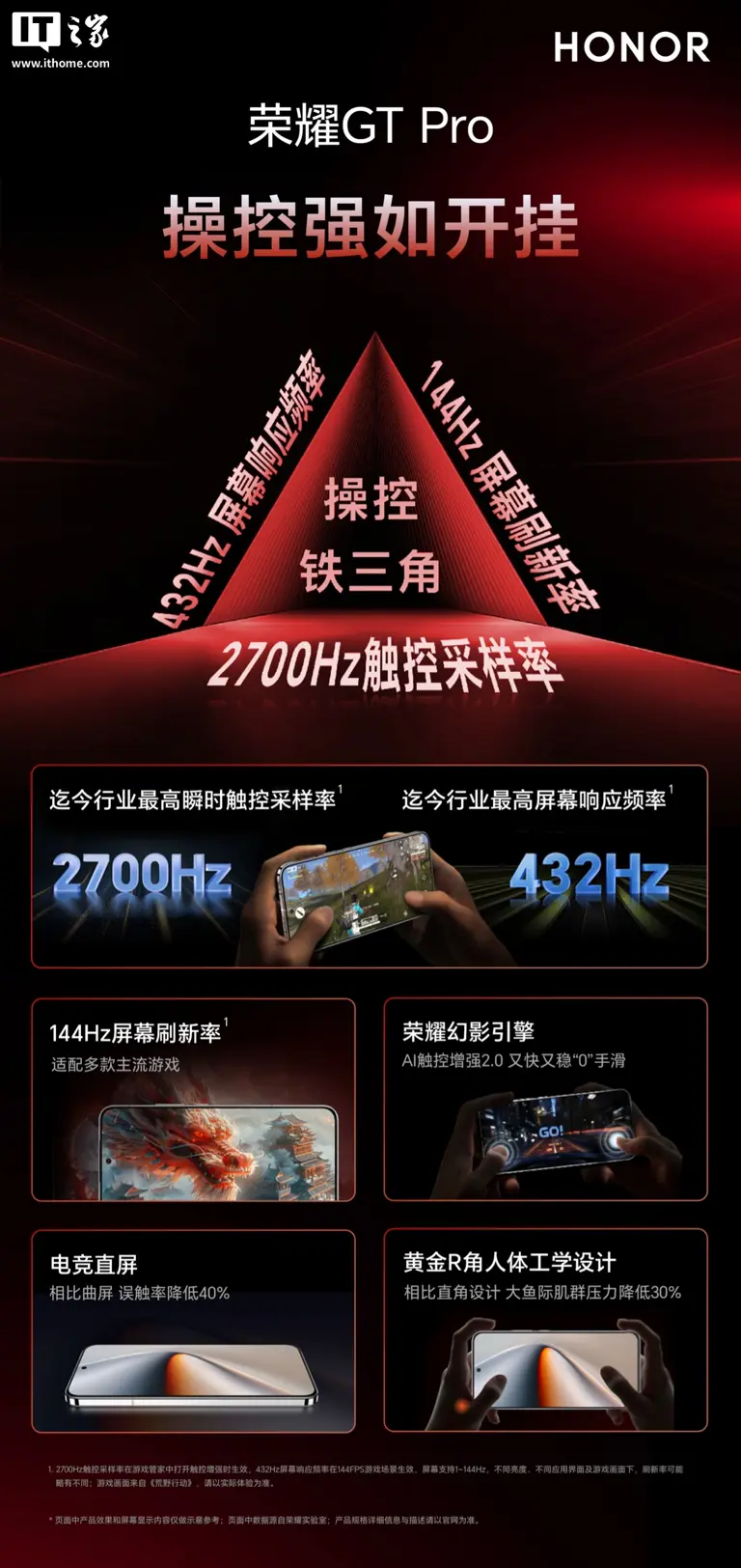 荣耀 GT Pro 手机发布：骁龙 8 至尊领先版处理器，3699 元起