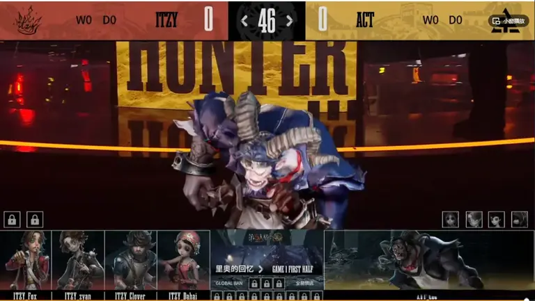 第五人格COA8：ACT_zz9时空之影连打两次恐惧，拿下四抓获胜！