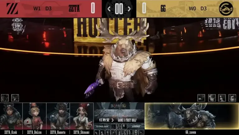 第五人格COA8：ZETA战队顶住压力，鏖战五局晋级冠亚之争！