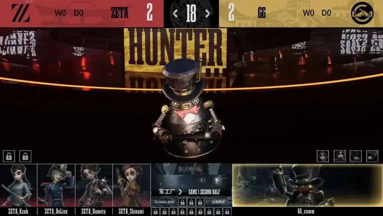 第五人格COA8：ZETA战队顶住压力，鏖战五局晋级冠亚之争！