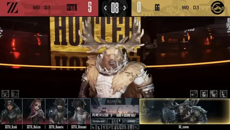 第五人格COA8：ZETA战队顶住压力，鏖战五局晋级冠亚之争！