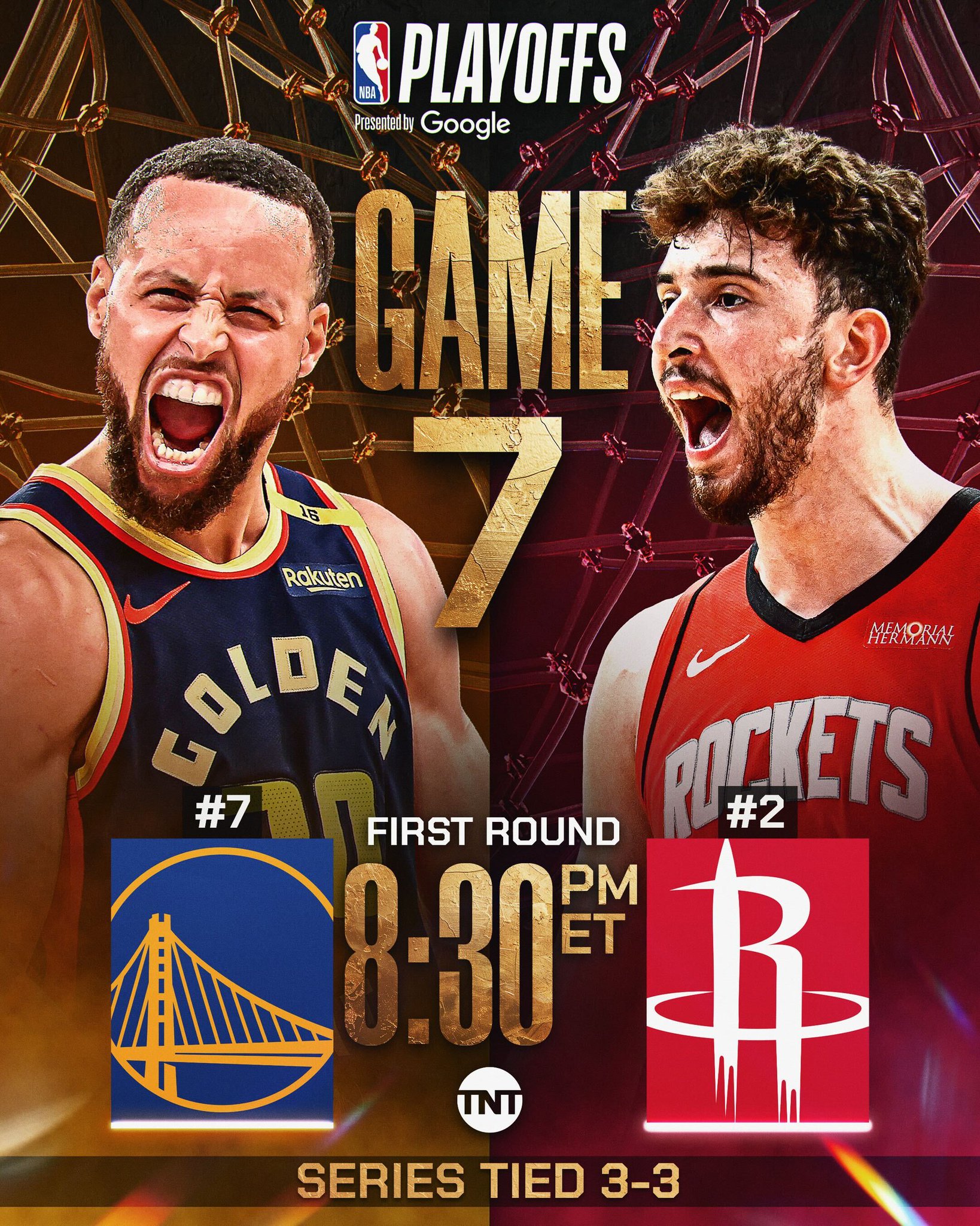 G7一触即发！NBA官方晒对战海报为明日火勇的晋级战预热