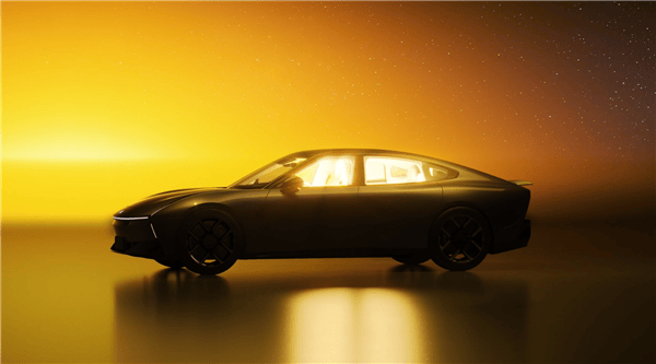 小鹏全新GT轿跑E29来袭，硬朗线条诠释赛博未来风！