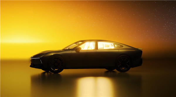 小鹏全新纯电轿跑 E29 预热，继任 P7i，GT 轿跑风格，赛博感十足