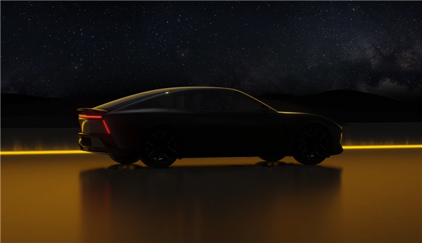 小鹏全新纯电轿跑 E29 预热，继任 P7i，GT 轿跑风格，赛博感十足