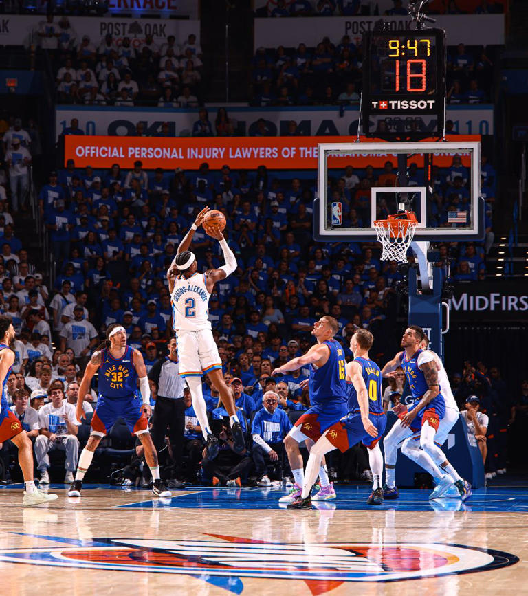 NBA半决赛-雷霆vs掘金G6伤病名单（5月16日）霍姆斯缺阵