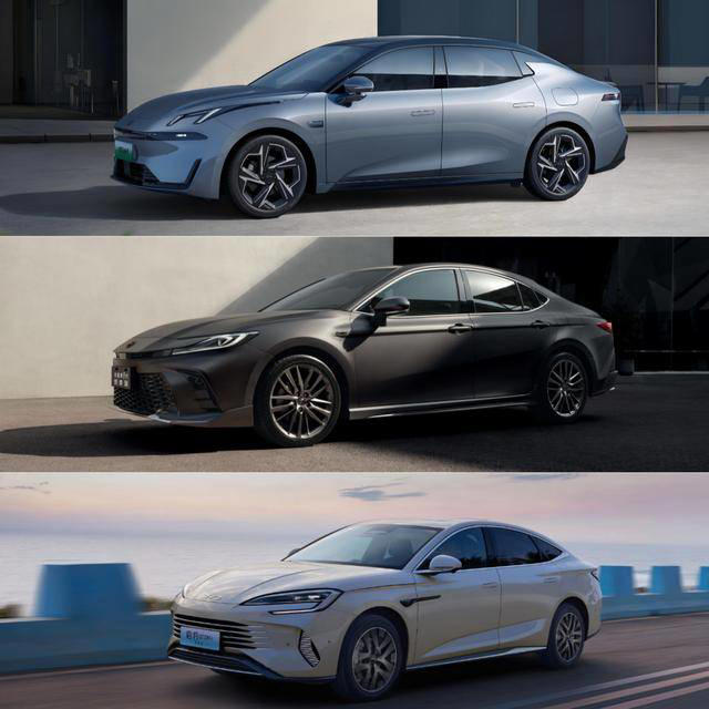 混动轿车哪家强？领克07EM-P、凯美瑞双擎、海豹07DM-i各领风骚