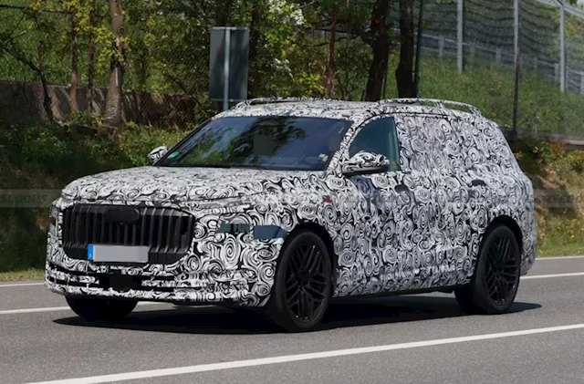 家族最大SUV！奥迪Q9路试谍照曝光：GLS、X7同级