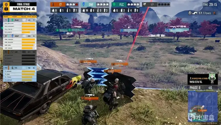 PGS8决赛D1赛况：77一穿四T5，FLC暂居榜首，Kiss战神！