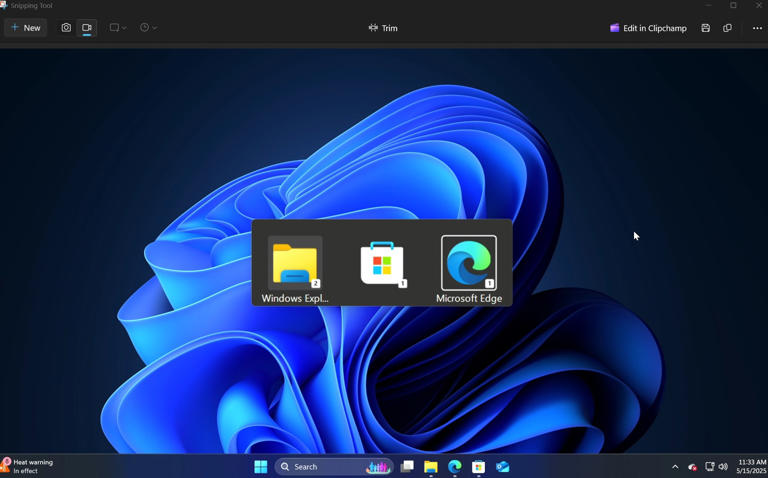 微软升级 Win11 截图工具：简单剪辑录频内容、OCR 提取表格