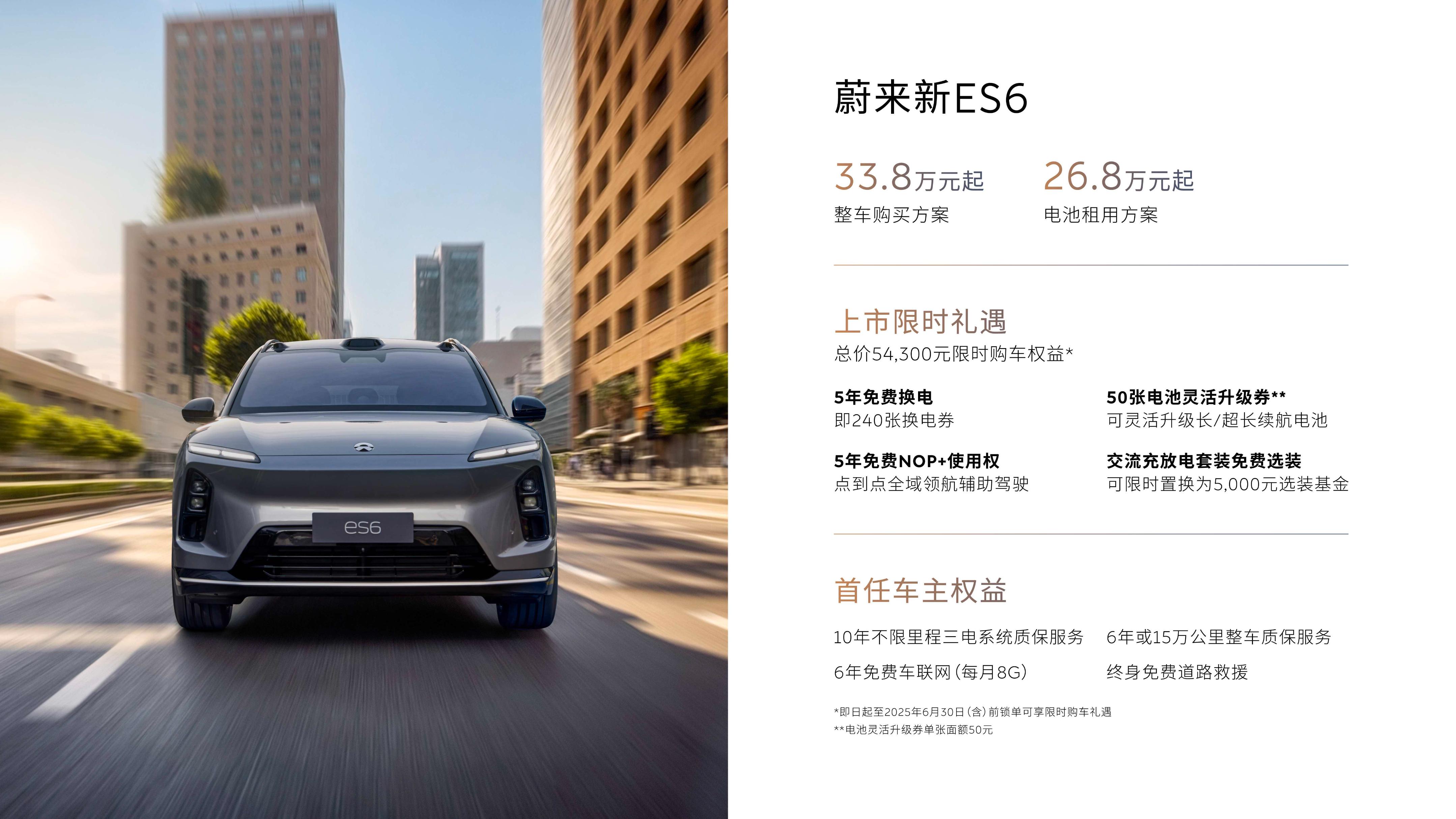蔚来新ES6 新EC6全面进阶上市