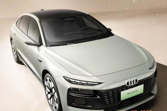 奥迪又要火，纯电A6L e-tron亮相车展，车长超5米，续航超800km！