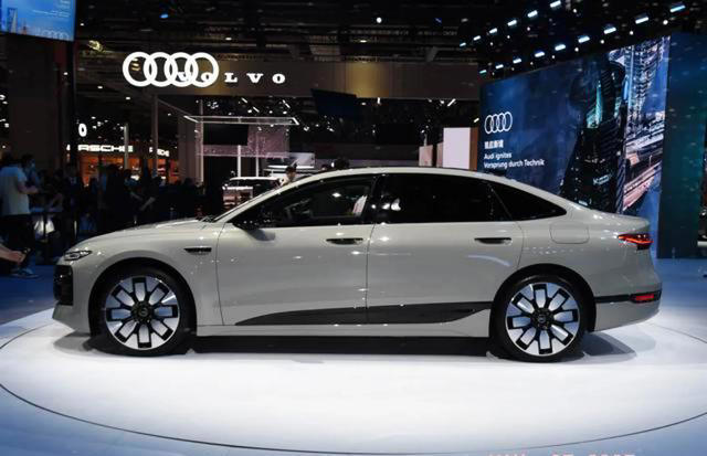 奥迪又要火，纯电A6L e-tron亮相车展，车长超5米，续航超800km！