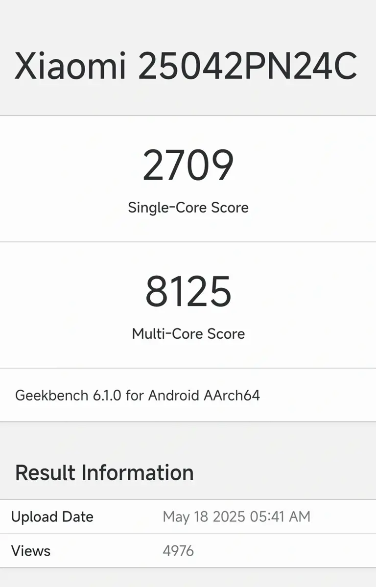 小米玄戒O1性能曝光：接近联发科9400和骁龙8E？