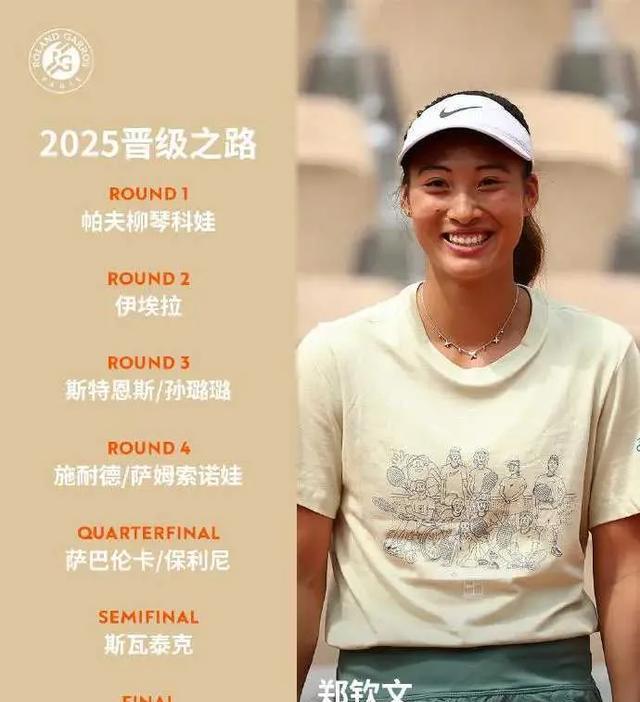 今天冲32强！郑钦文比赛时间调整，CCTV5+延播，获胜奖金达137万