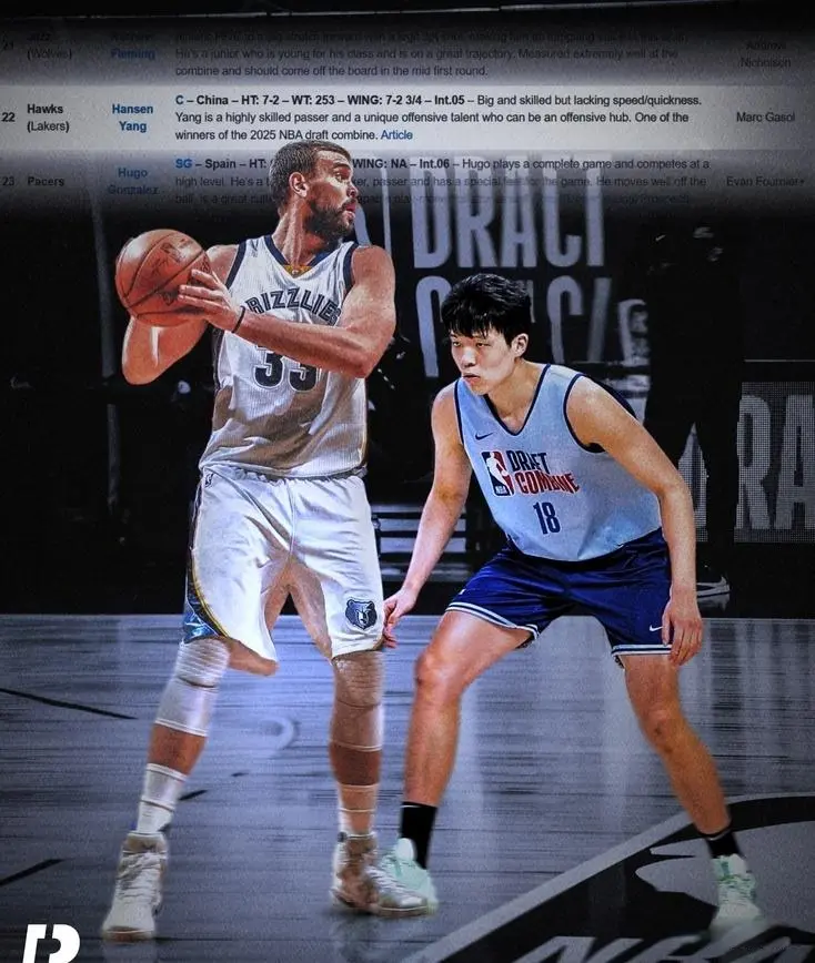 ESPN选秀专家：与CBA比赛录像相比，联合试训的杨瀚森变了一个人