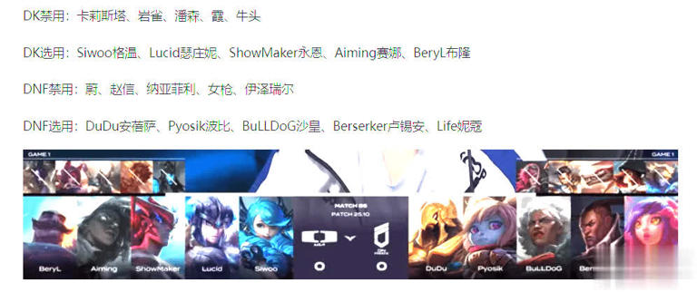 LOL：DK三局击败DNF，末战DK与KT谁能进军传奇组？