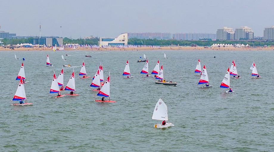 亚洲帆船锦标赛“归航”秦皇岛