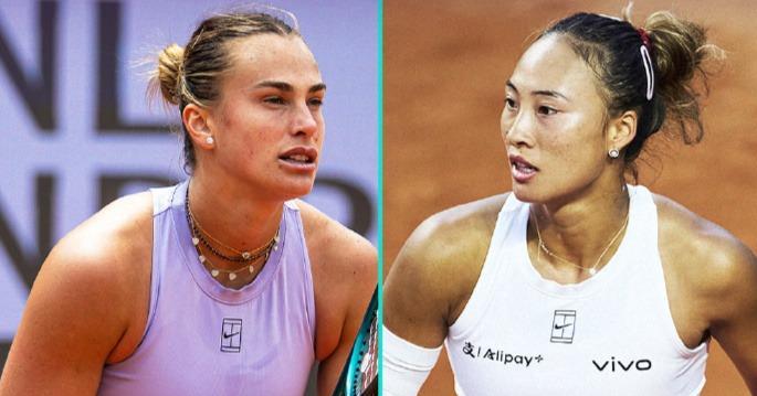 CCTV5直播，17：00，郑钦文VS世界第1萨巴伦卡，4连胜强势冲冠