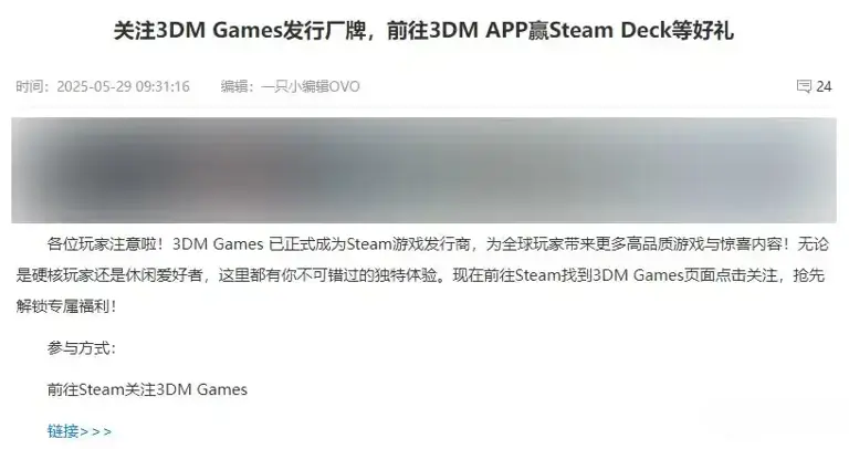 3DM转型之路：从汉化组到Steam发行商的破局探索