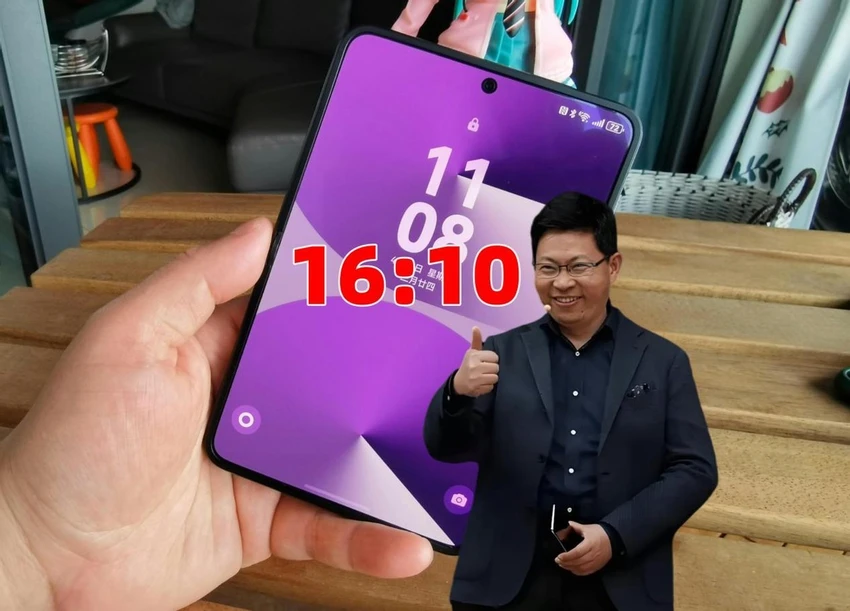 余承东科普手机屏幕进化史，16:10华为PuraX优势多，槽点也不少